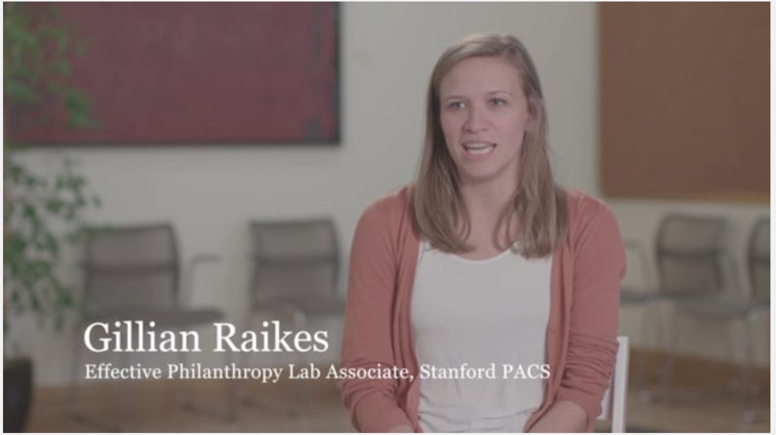 Spotlight: Gillian Raikes - Stanford PACS