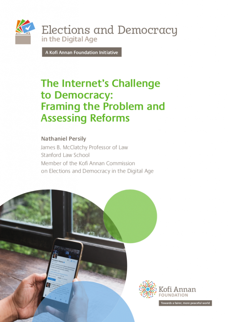 The Internet’s Challenge to Democracy: Framing the Problem and ...