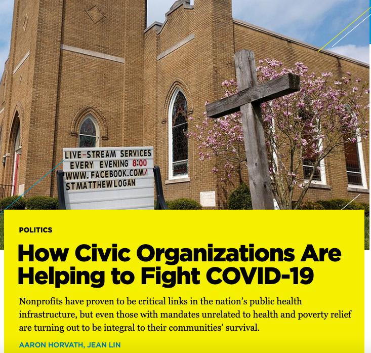 How Civic Organizations Are Helping to Fight COVID-19 - Stanford PACS